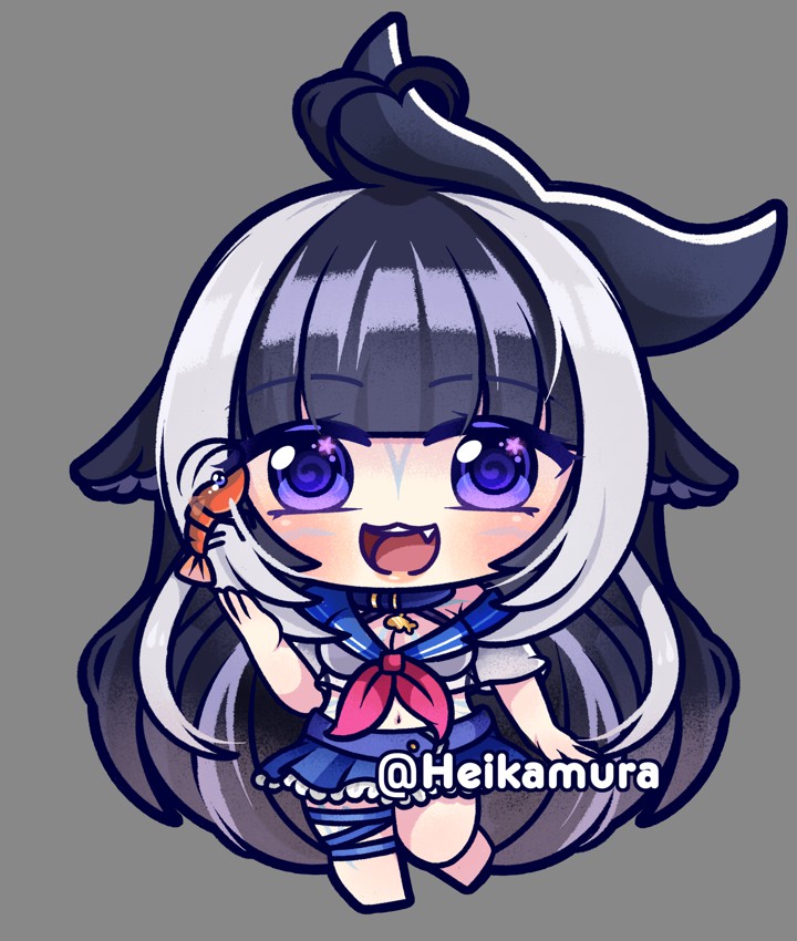 Shylily (Vtuber)💙 - By @heikamura on Itaku