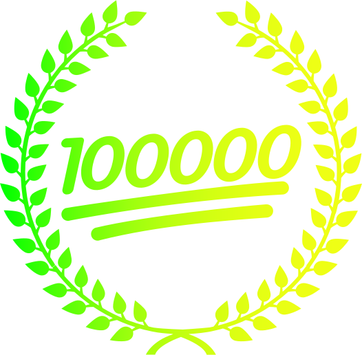 100,000 Users Badge! - By @itaku_bot on Itaku