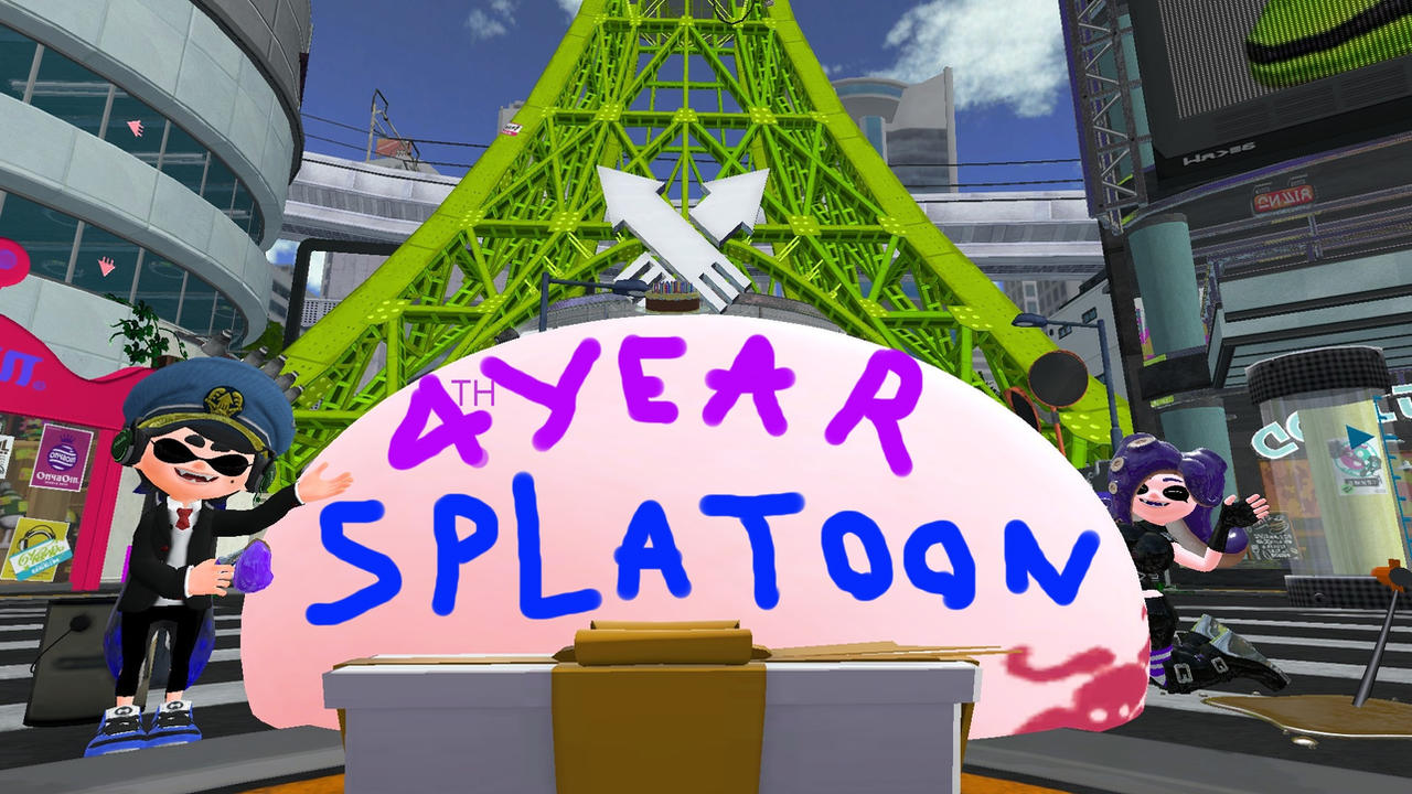 4th year of splatoon - By @ayo-sensei on Itaku