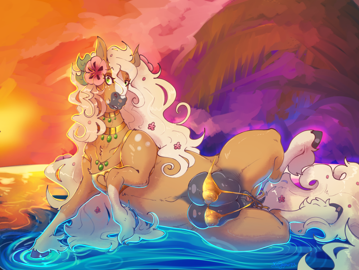 Rule 34 - allison (xilrayne) animal genitalia animal pussy big teats bikini clothed clothed ...