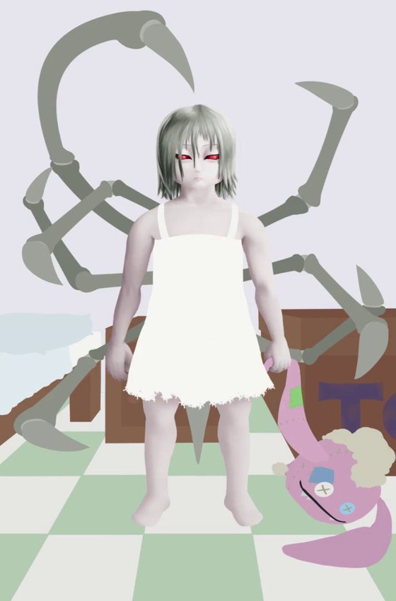 Arkadimon Baby Lady - Timelapse - By @reikolupus on Itaku