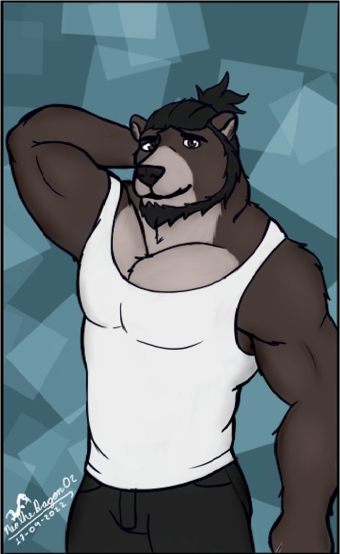 Oscar Bear - OC species Indv - By @neothedragon02 on Itaku