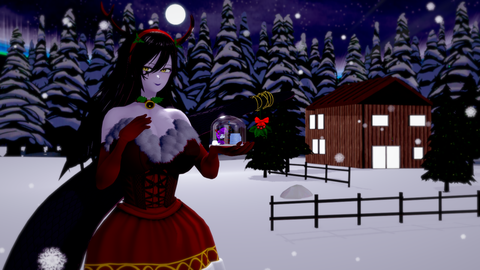 Vexoria Christmas 2022 - By @theblackstray on Itaku