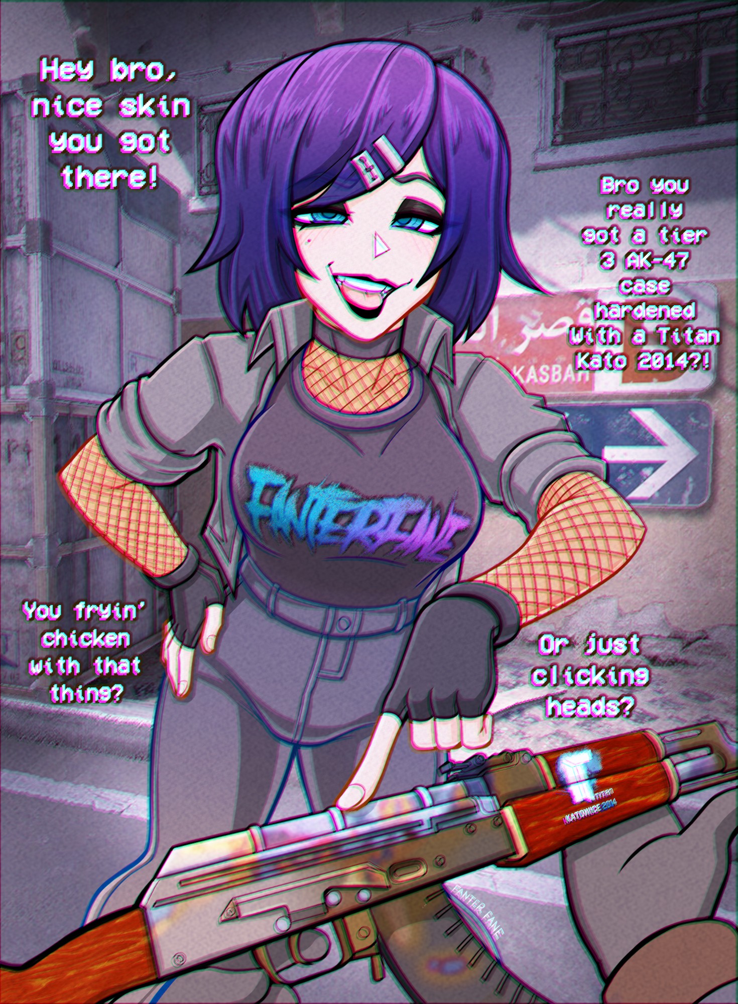 Clicking Heads! (SFW Commission) - By @fanterfane on Itaku