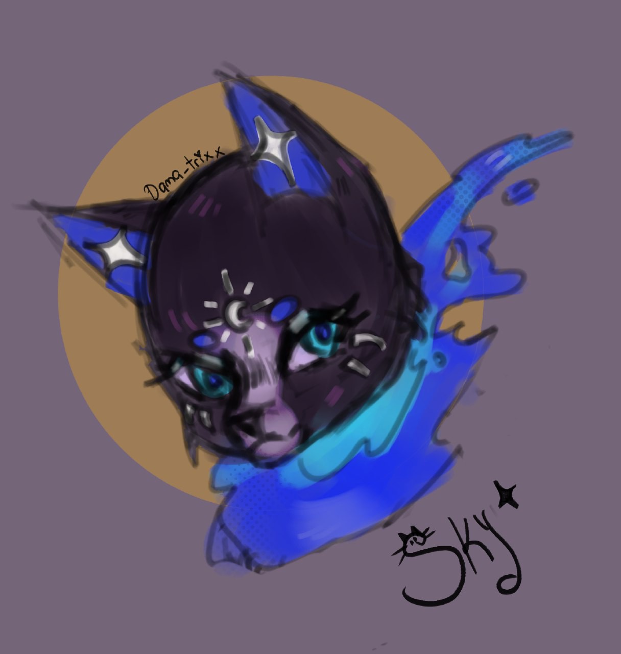 Sky - By @damatrixx on Itaku