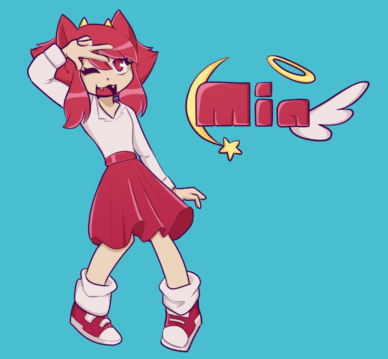 Mia Nya Meow! - By @meggo on Itaku