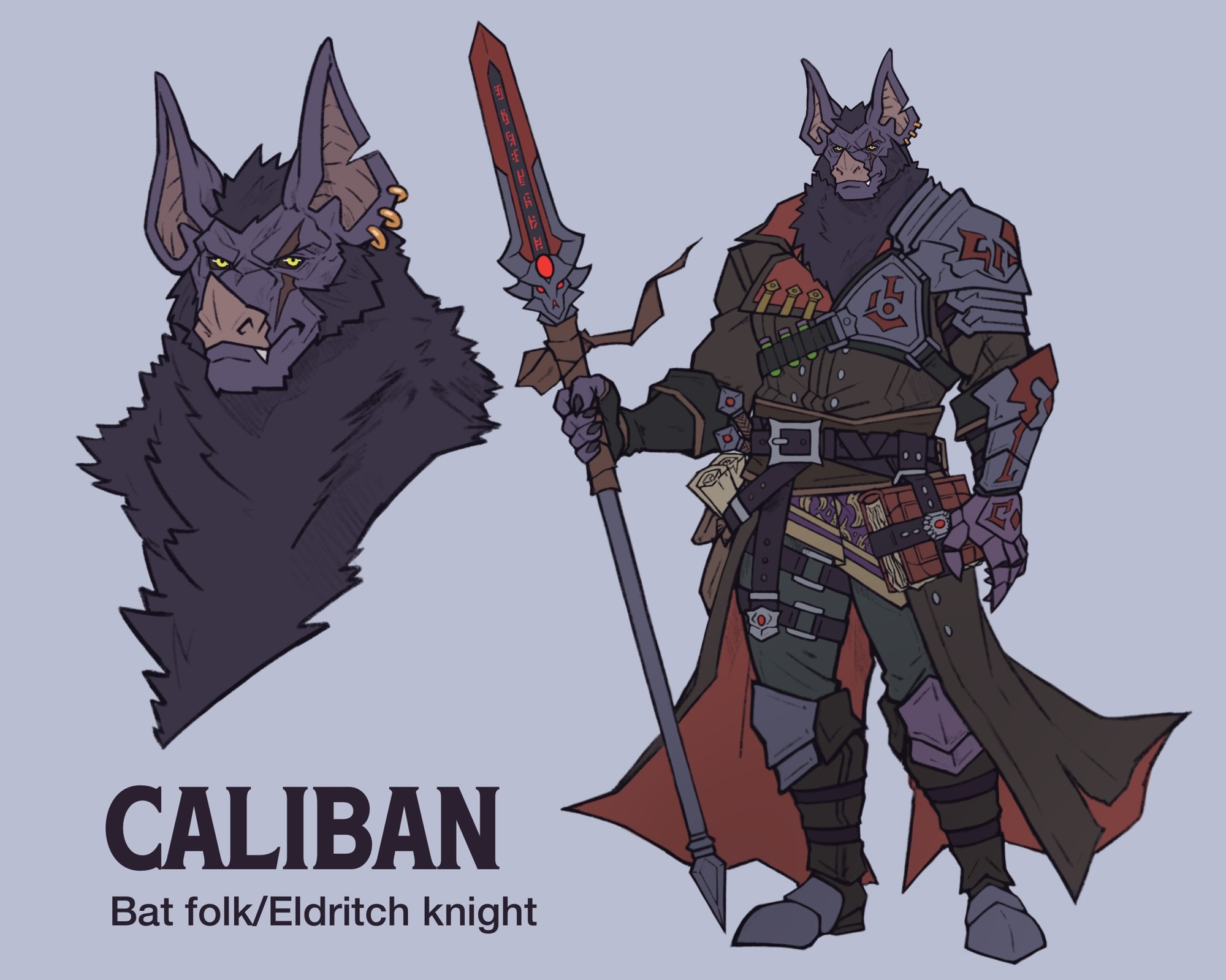 Caliban the Eldritch Knight 1 - By @fausto-xiii on Itaku