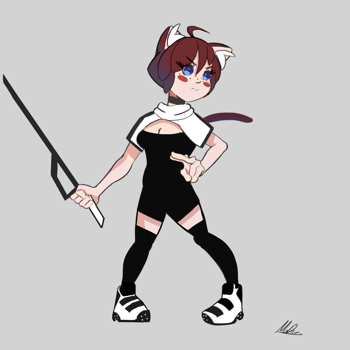 Kai Fighting Idle Animation - By @modux on Itaku