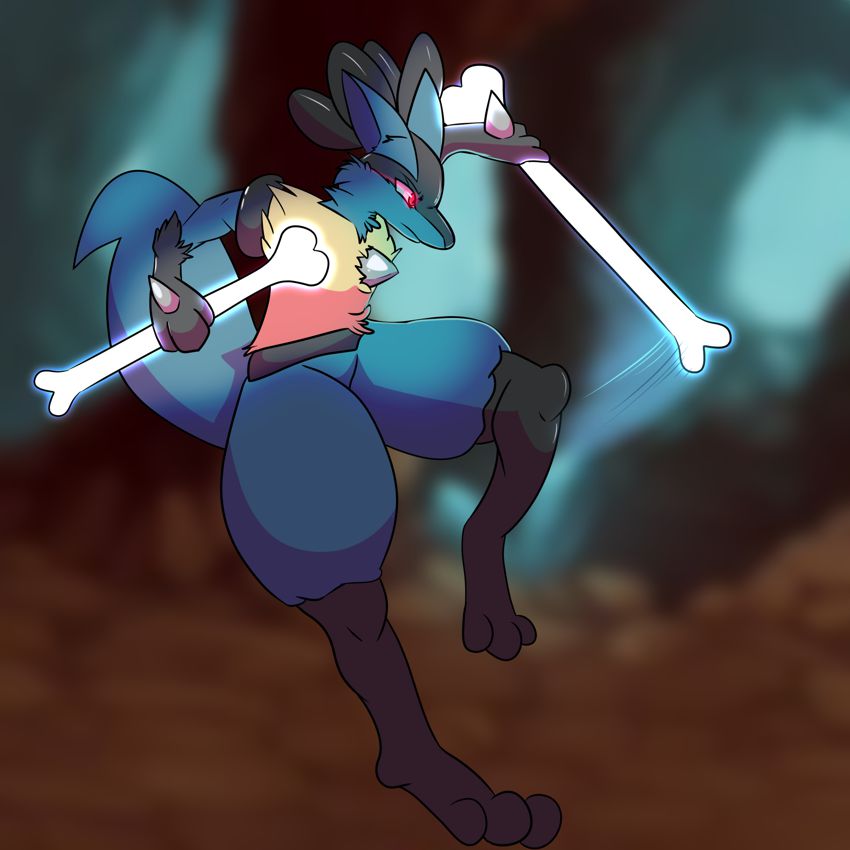 Lucario Bone Rush Pikachu