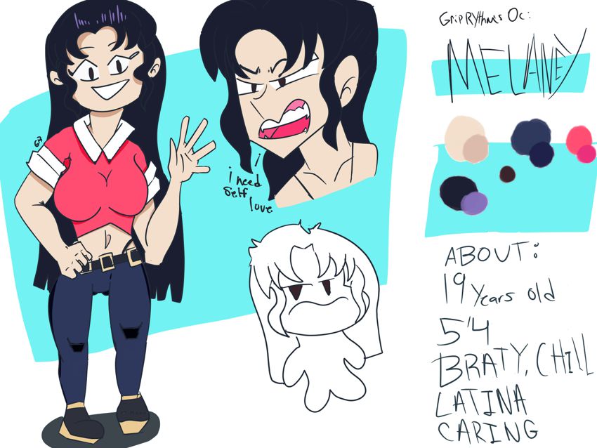 Melaney - By @griprhythm on Itaku