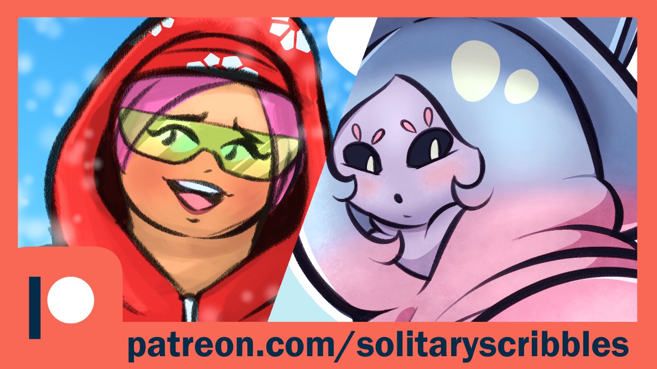 January 2021 Patreon Preview - By @solitaryscribbles on Itaku