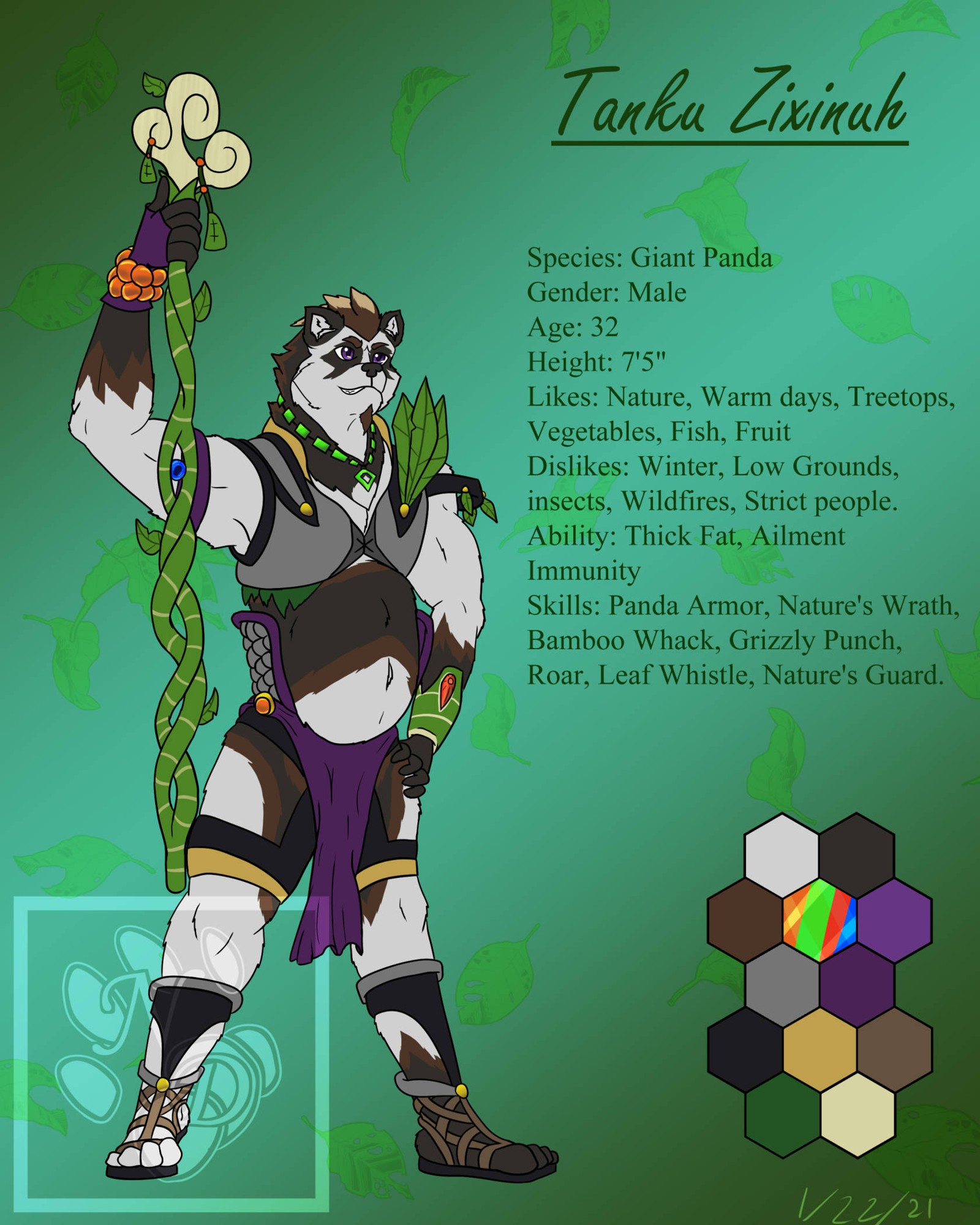 Tanku Temp Ref - By @nauno_draws on Itaku