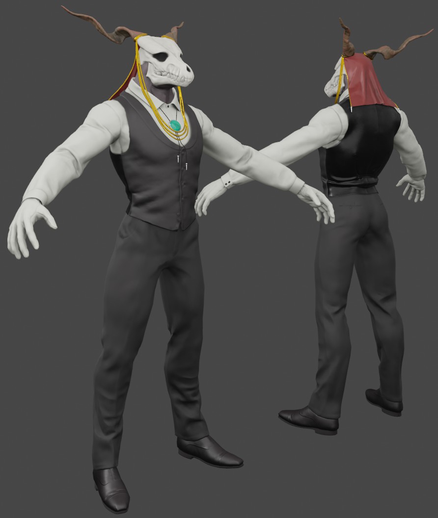 Elias Ainsworth - VRChat avatar 2 - By @son_of_the_serpent on Itaku