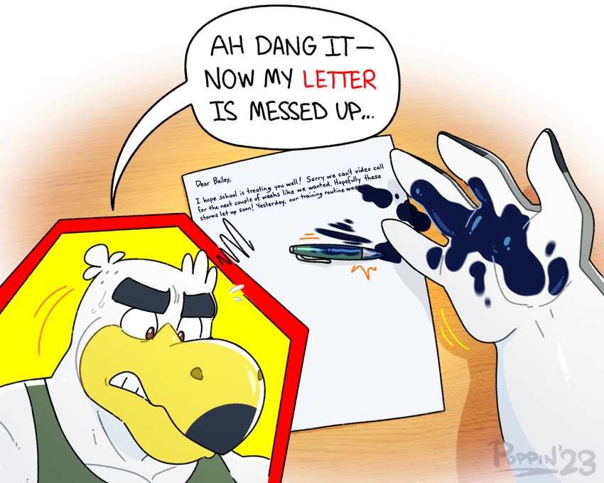 @poppin_zan's post on Itaku: "Love Letters"