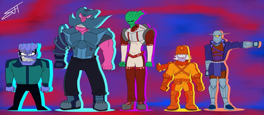 Alien Organized Crime Affiliates - By @deewtssob on Itaku