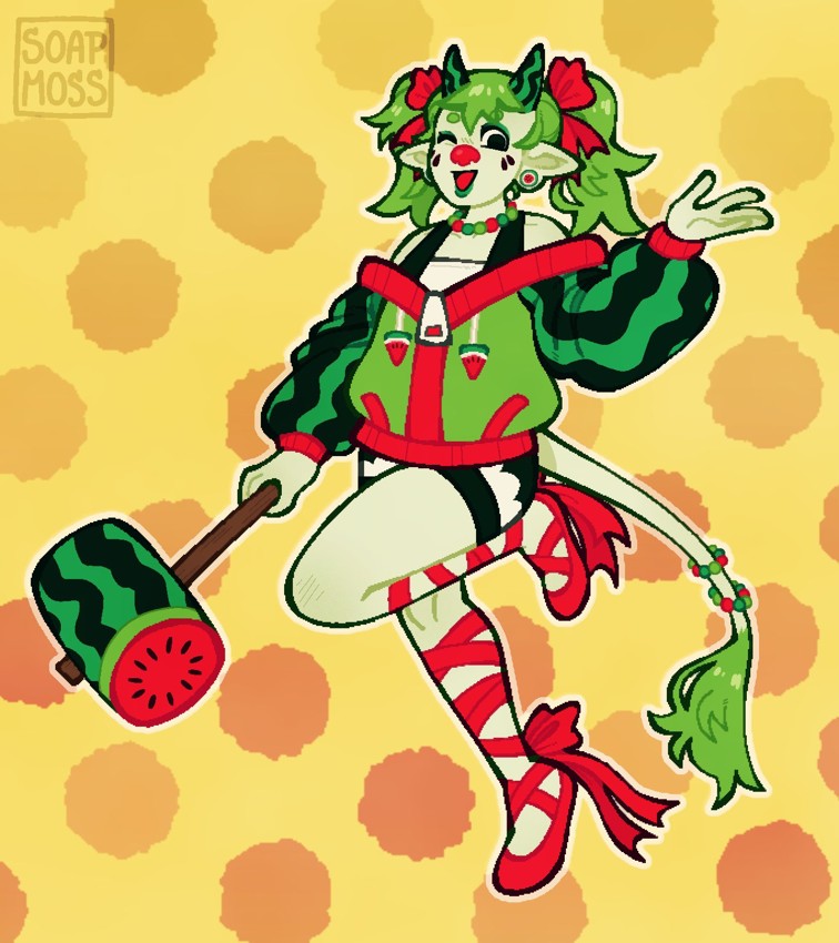 @soapmoss's post on Itaku: "Three emoji challenge!"