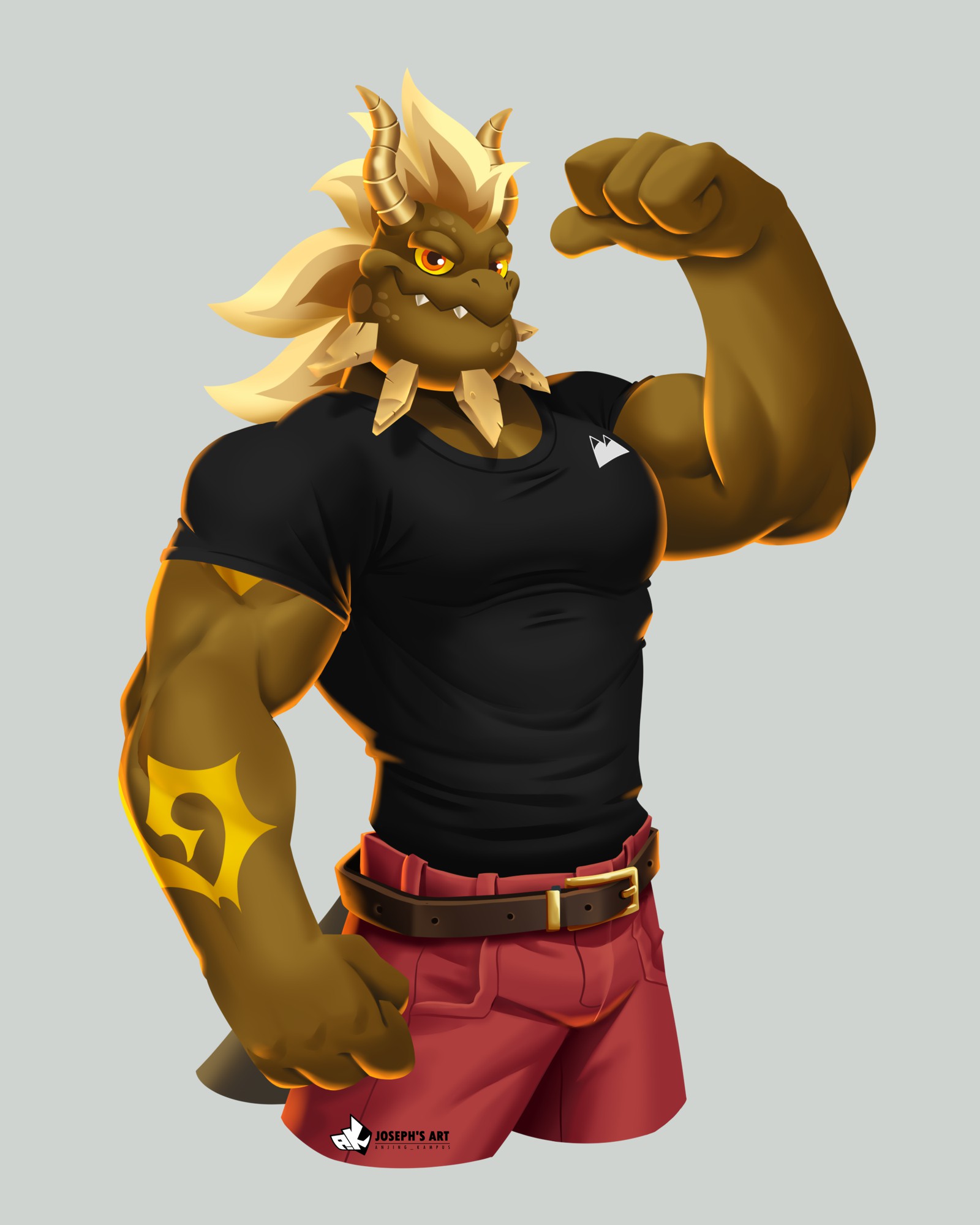 Terra Dragon from Dragon City 1 - By @asumono_krom on Itaku