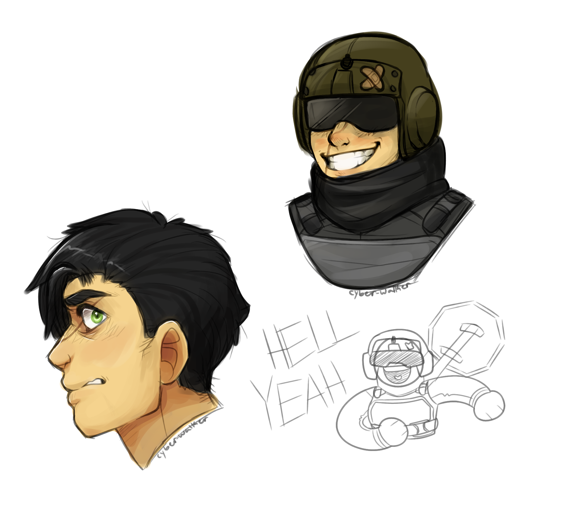 captain doodles - By @toby-blox on Itaku