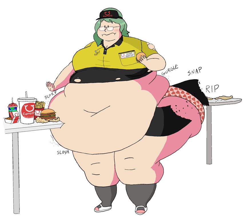 Fast Food Fat Food - By @cakerman on Itaku