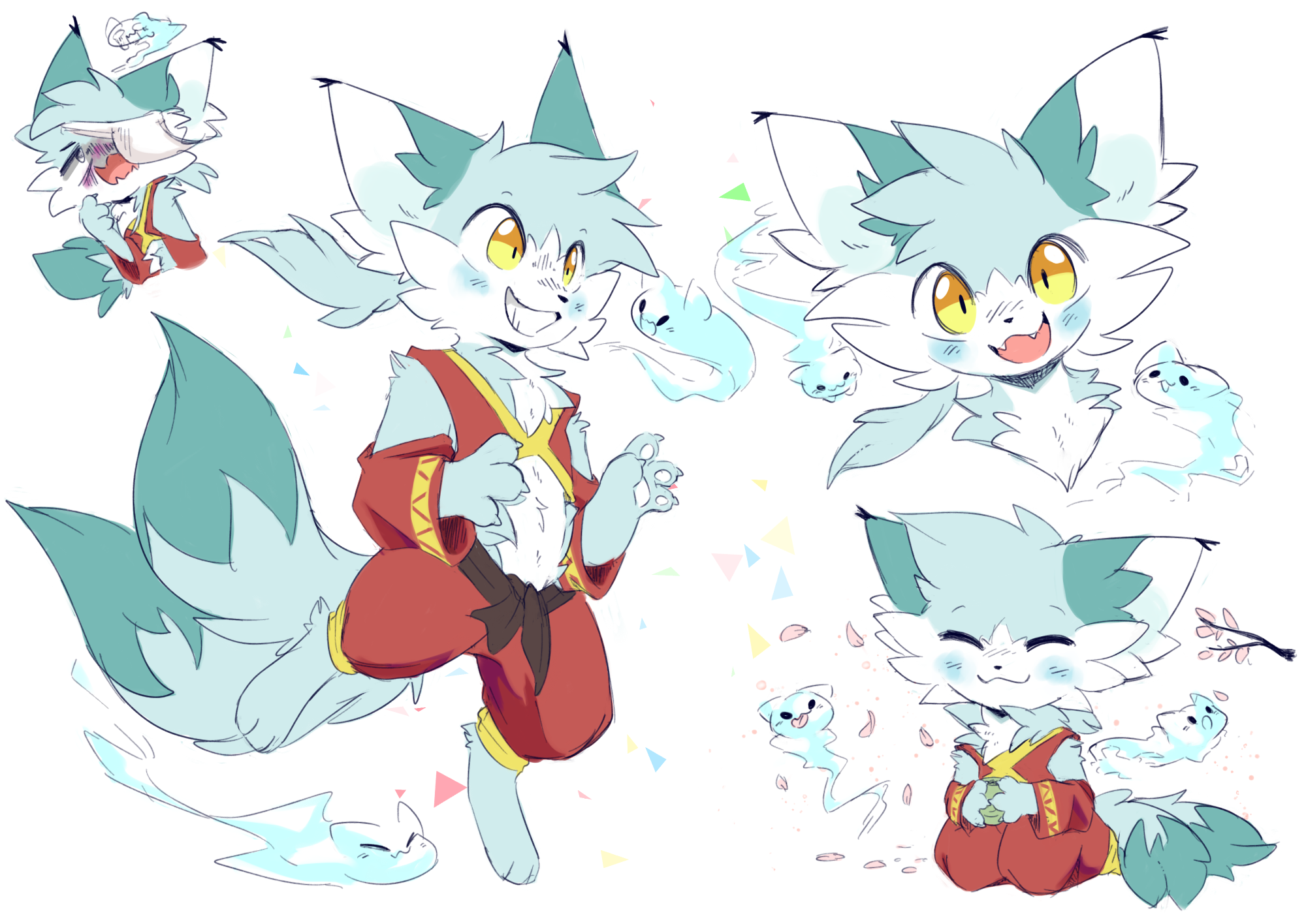 The Big ImageBoard (TBIB) - 2 tails anthro asian clothing asian ...