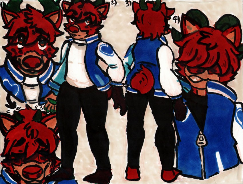 @lunurivelvet's post on Itaku: "Aug. 2020 OC Art"