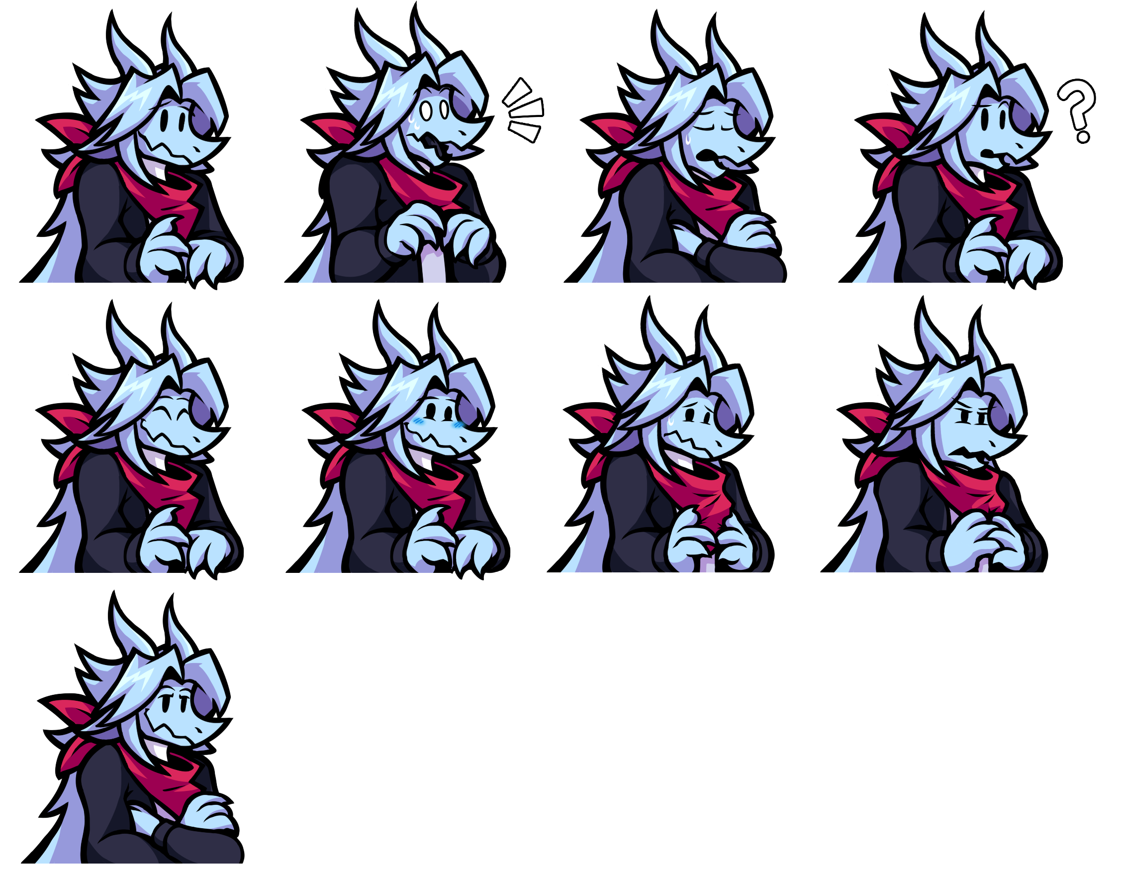 vs. ace - mace portraits - By @dax on Itaku
