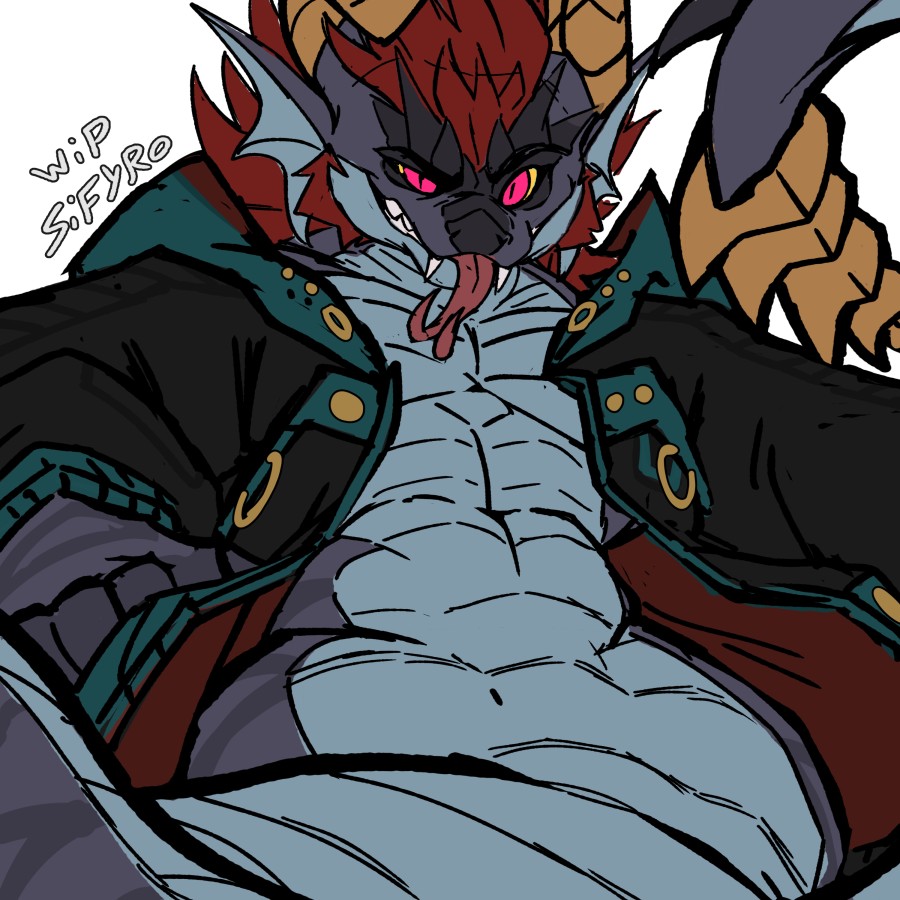 Designing a naga oc - By @sifyro on Itaku