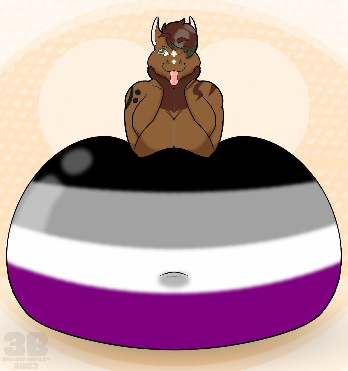 Packed with Ace Pride (no text alt) [BigBurrBailey] - By @quintree on Itaku