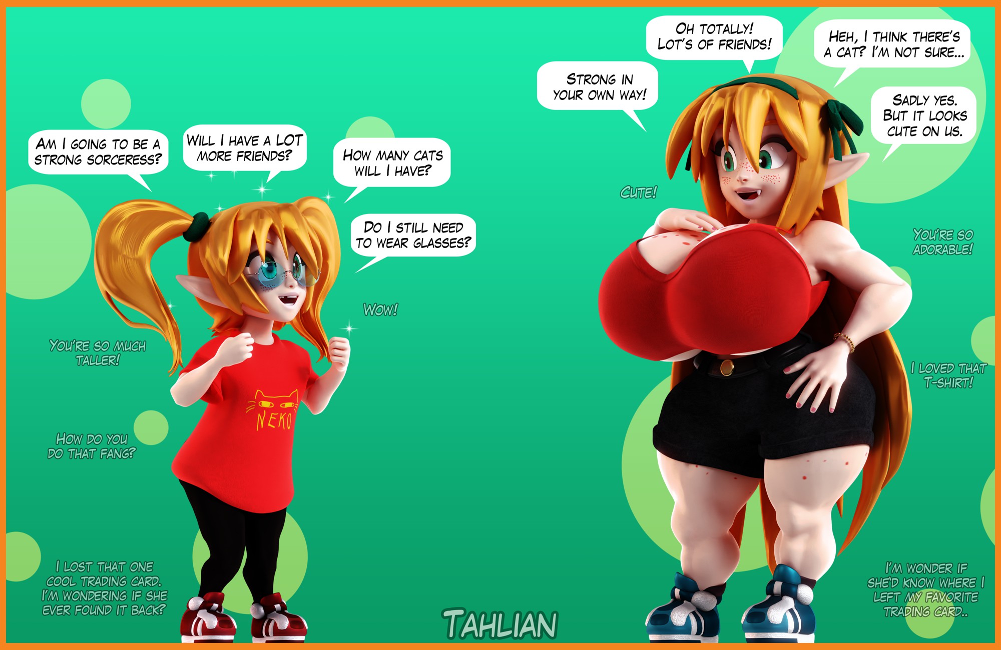 Past Meets Present - By @tahlian on Itaku