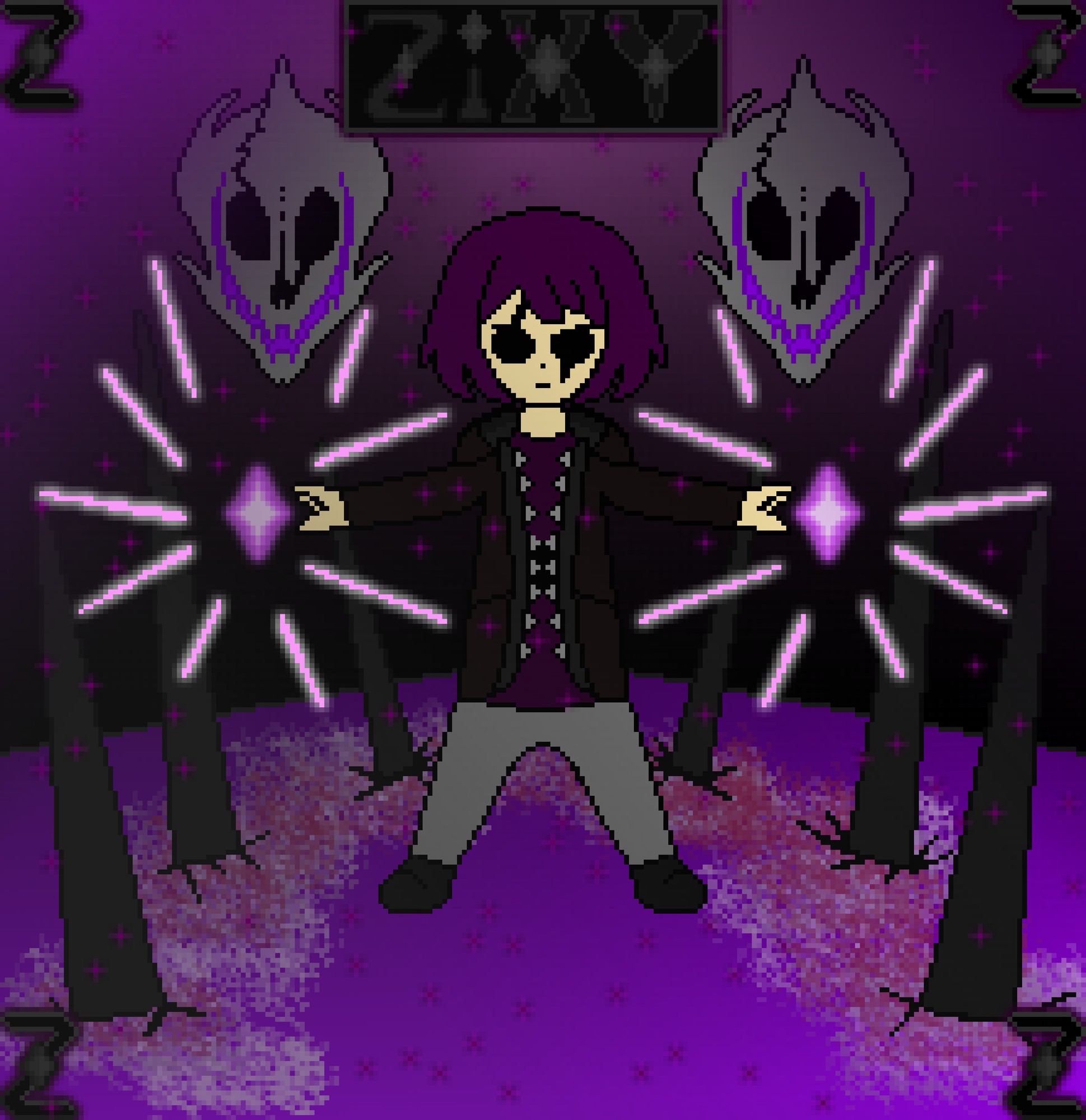 Dark Zixy's devastation. - By @zixy on Itaku