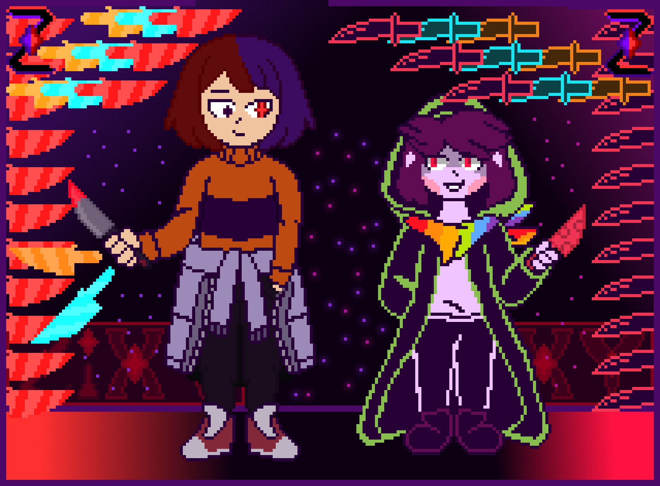 Zixy Vs. Facing Demons Chara - By @zixy on Itaku