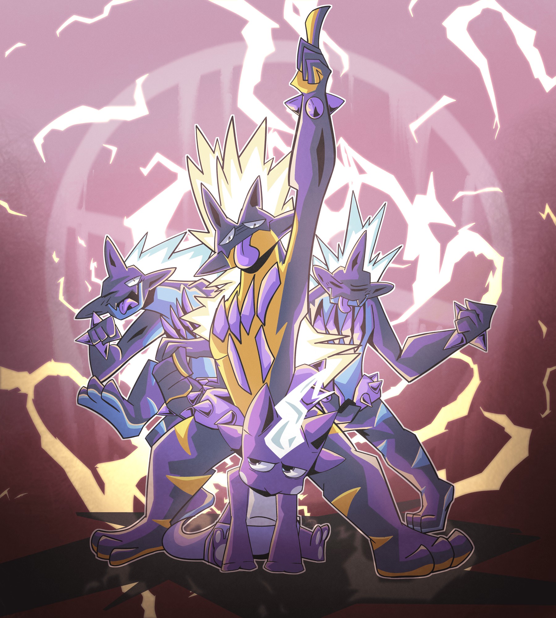 Toxic Trio! 1 - By @daveydboi on Itaku