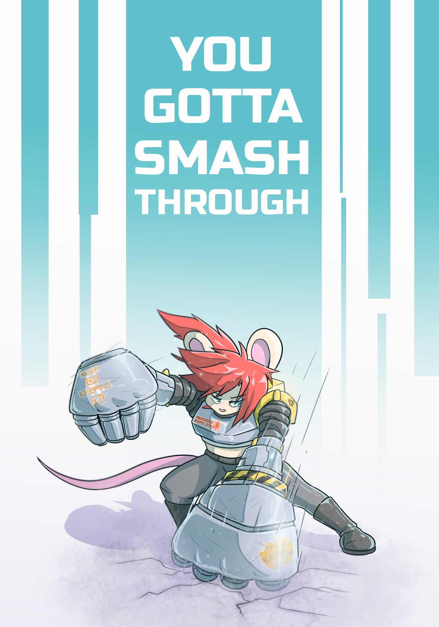 SMASH-THRU - By @kayoh on Itaku