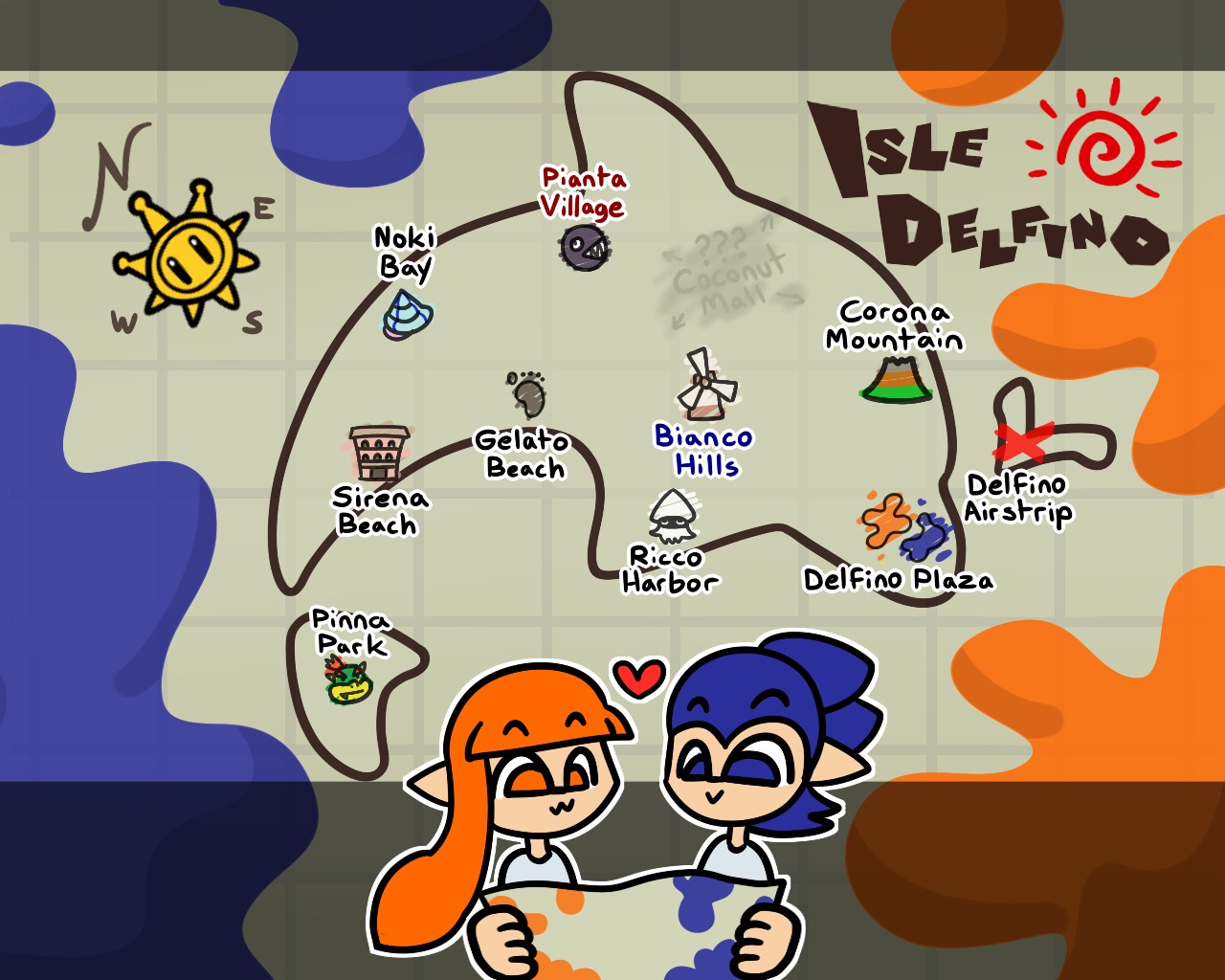 Ember & Indie's guide to Delfino - By @megamaliit on Itaku