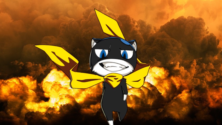 @johnnytoxtricity's post on Itaku: "Badass Morgana Walking Behind an ...