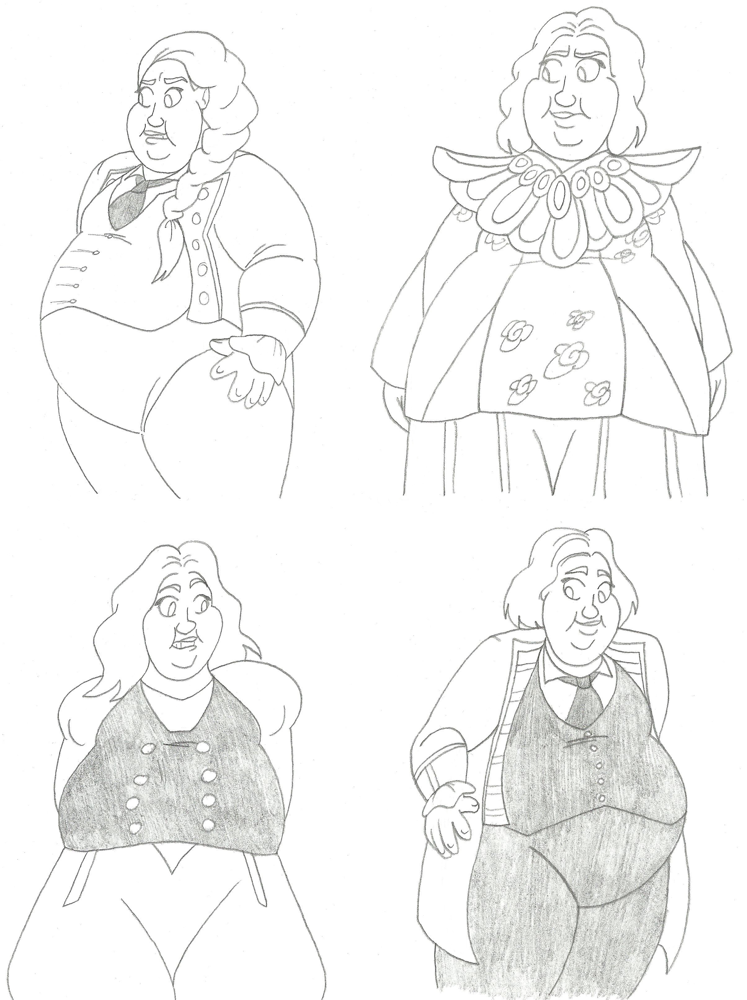 Plus-Sized Alice Kingsleigh 2/2 - By @catstuxedo on Itaku