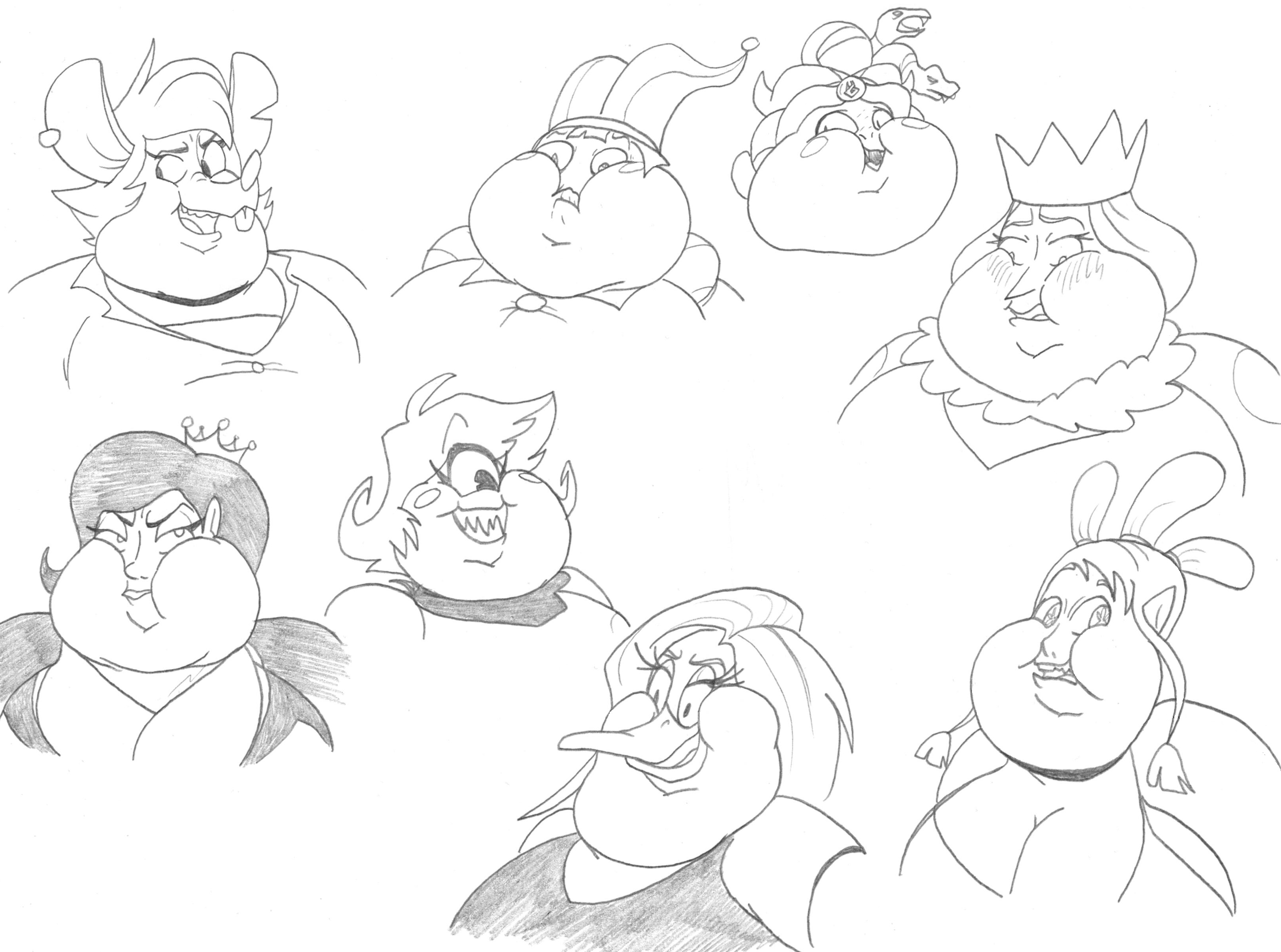 Fat Faces Collection 2 - By @catstuxedo on Itaku