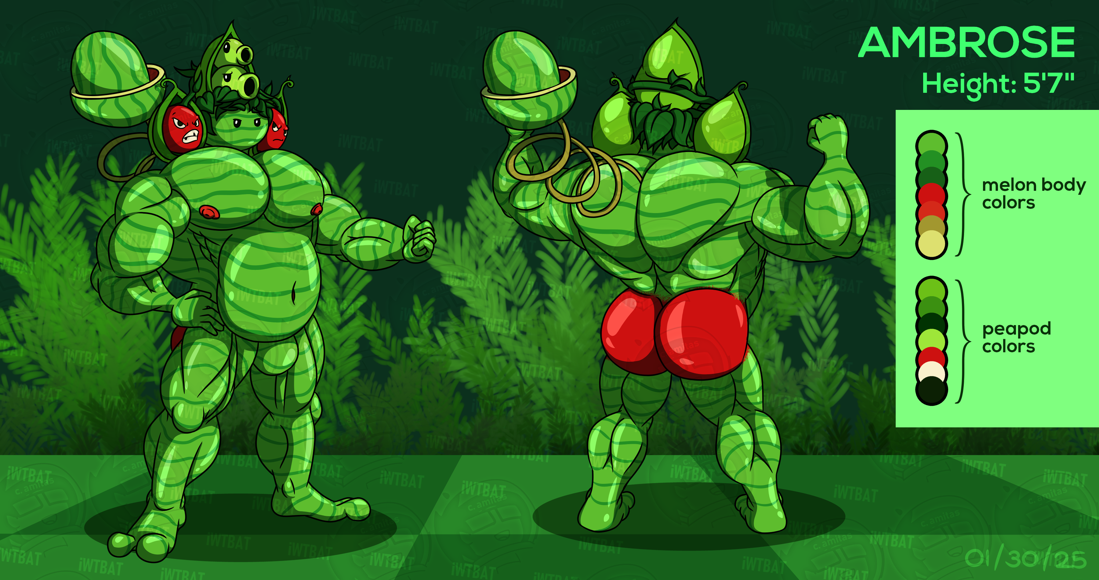 [COMM] Ambrose Ref Sheet (2025) - By @iwtbat on Itaku