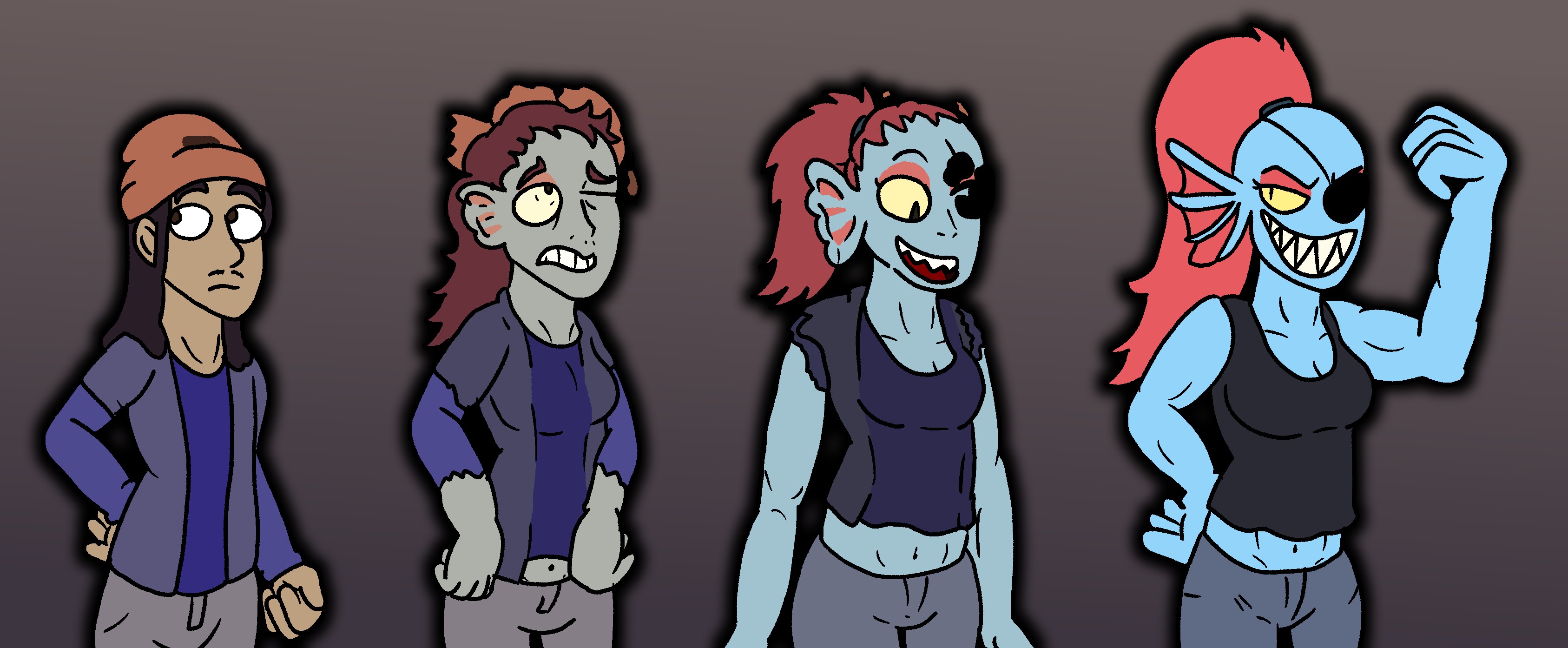 (Commission) Undyne TF/TG - By @dommerik on Itaku