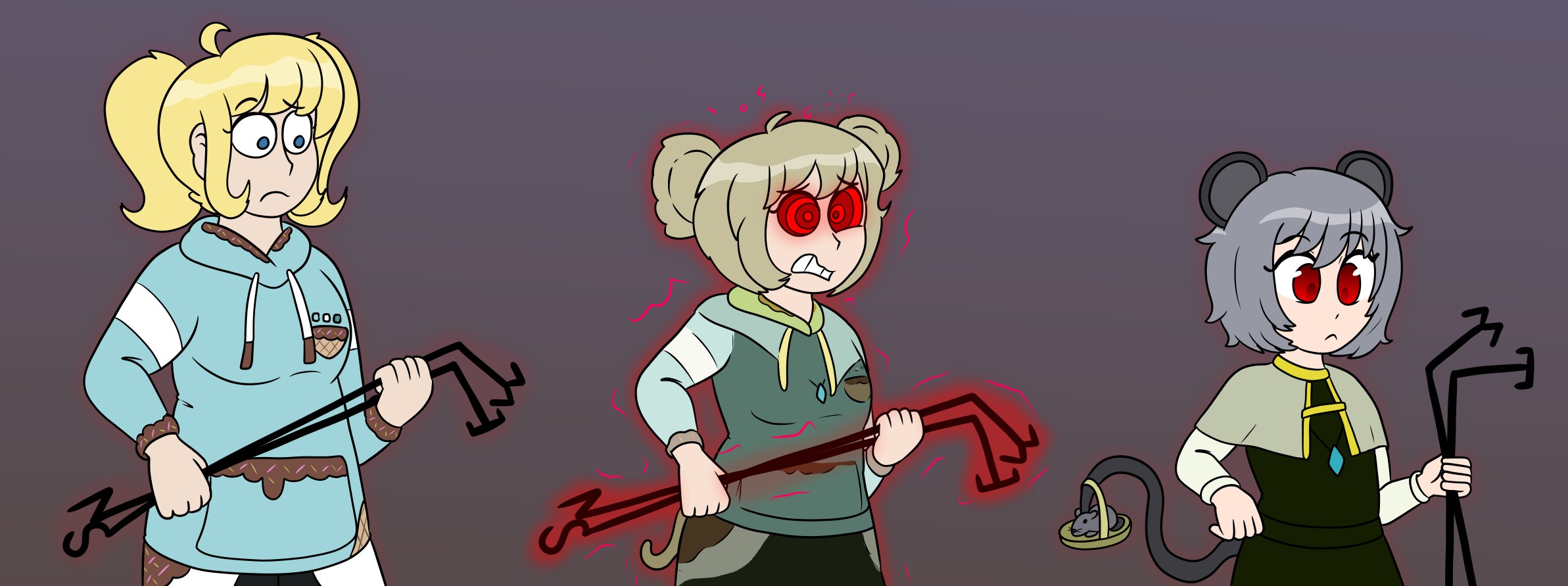 (Commission) Nazrin TF - By @dommerik on Itaku