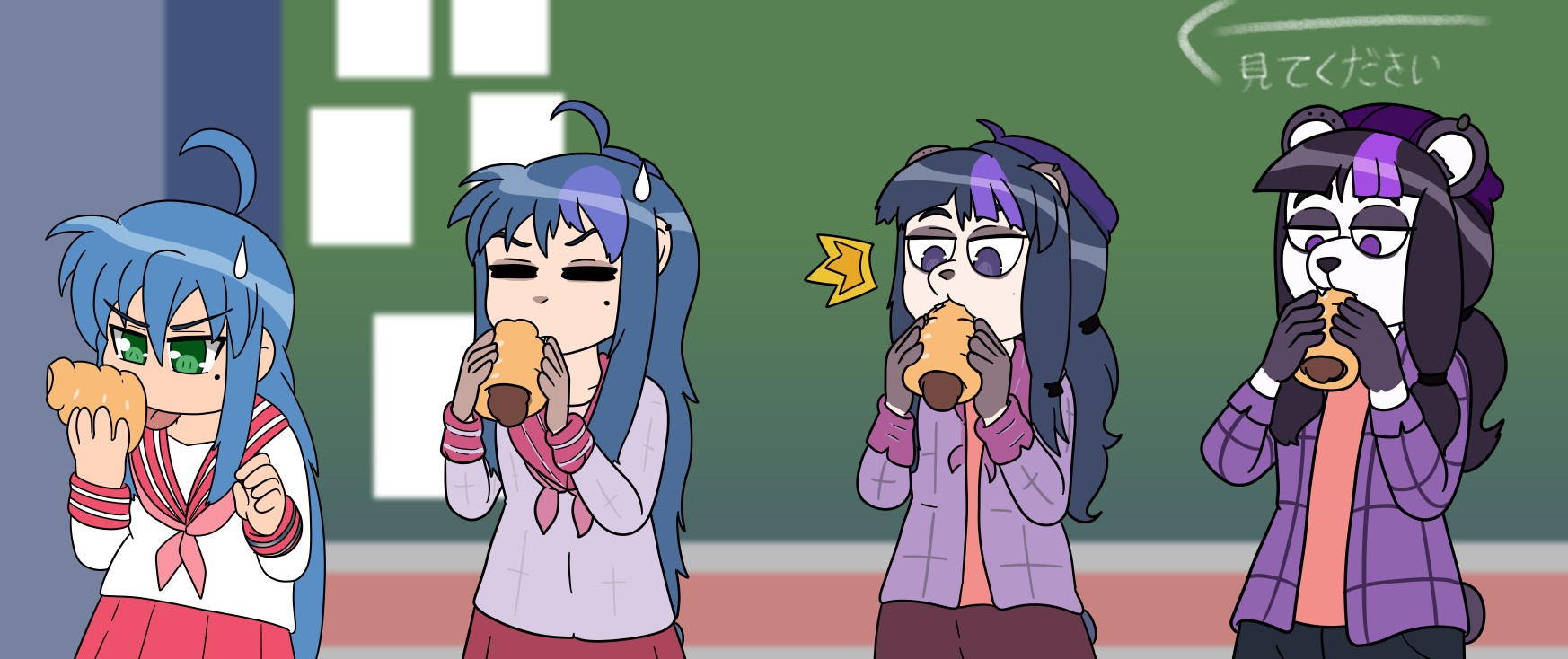 (Commission) Marty to Konata TF/TG - By @dommerik on Itaku