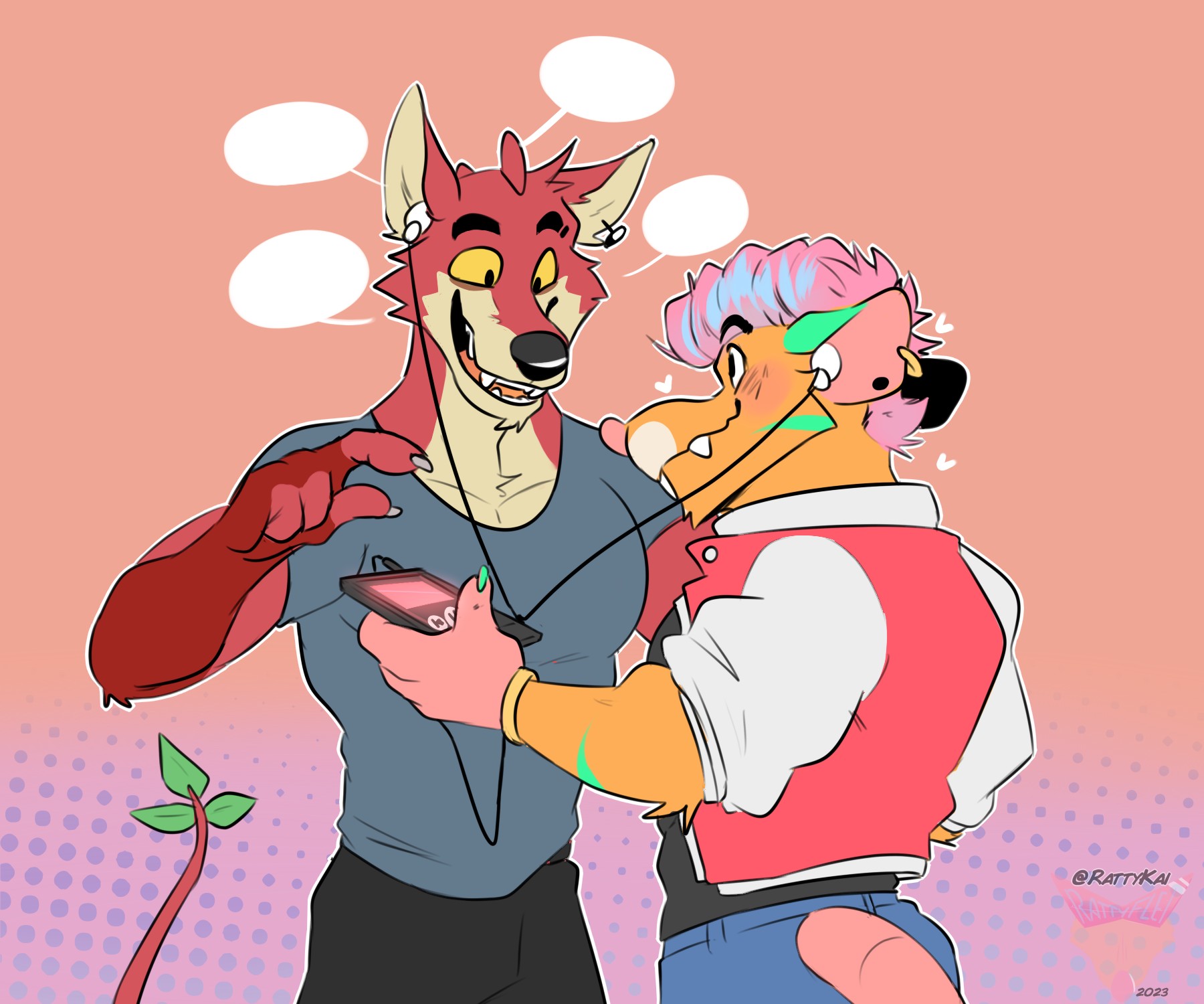 gay stuff with ma boyfriend ! 1 - By @rattyflei on Itaku