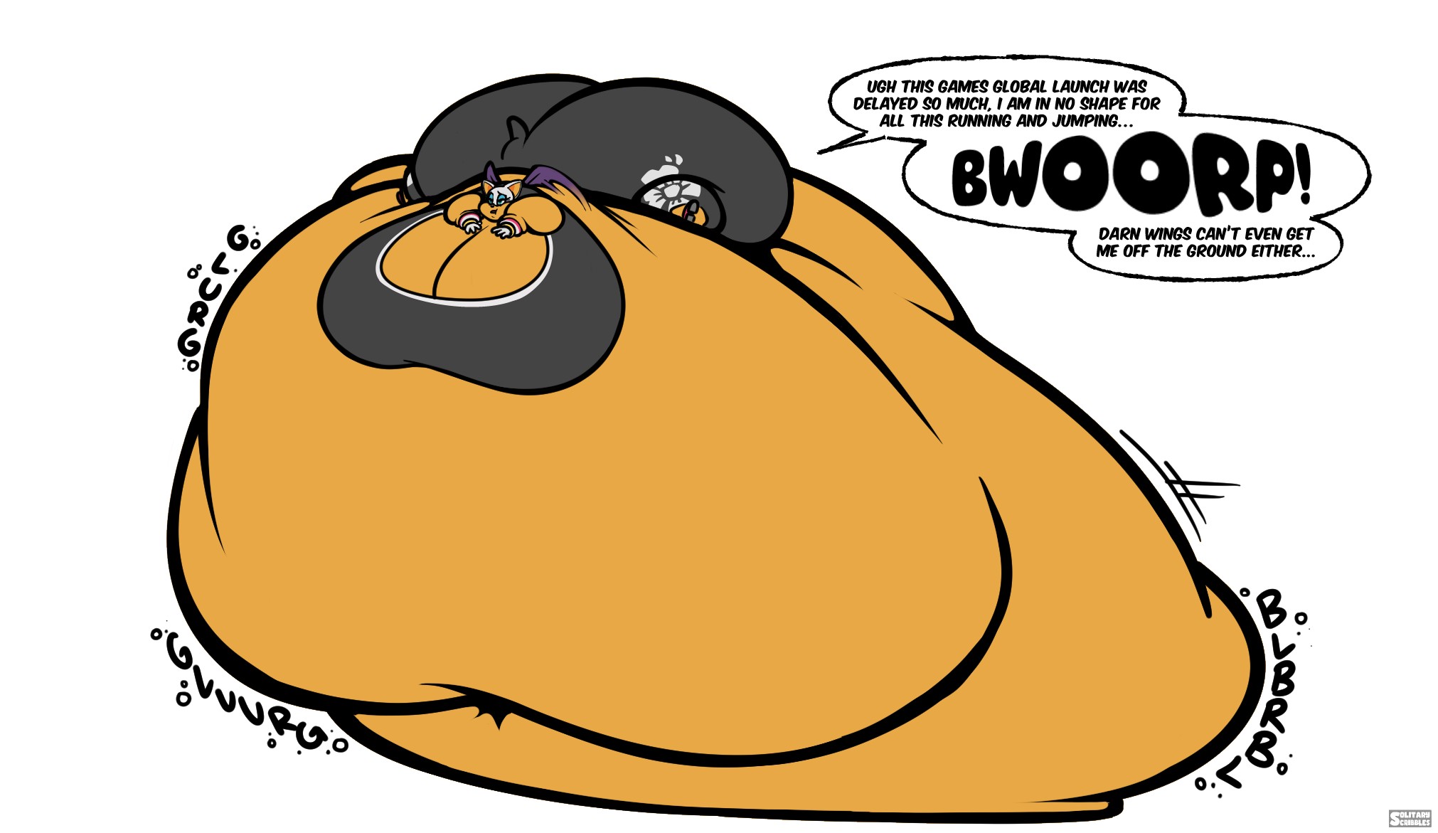 [CM] Rouge Rumble - By @solitaryscribbles on Itaku