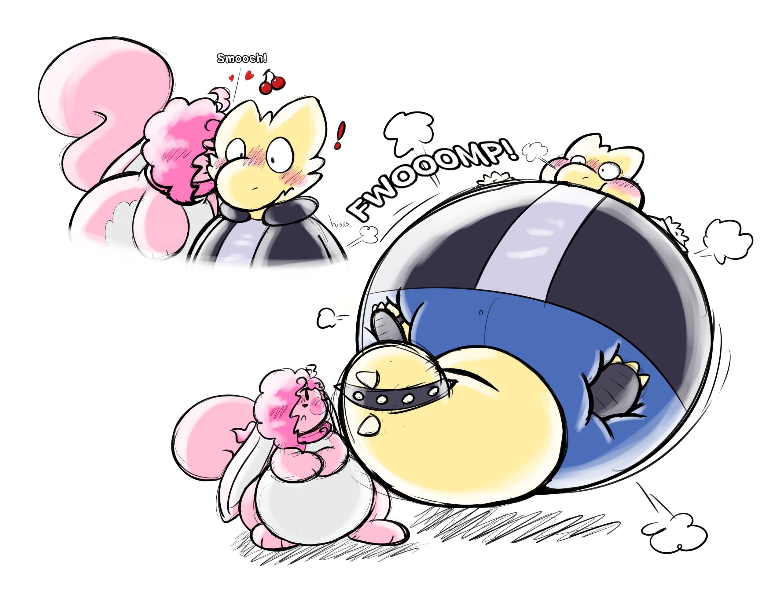 Cherry Smooch - By @raquao on Itaku