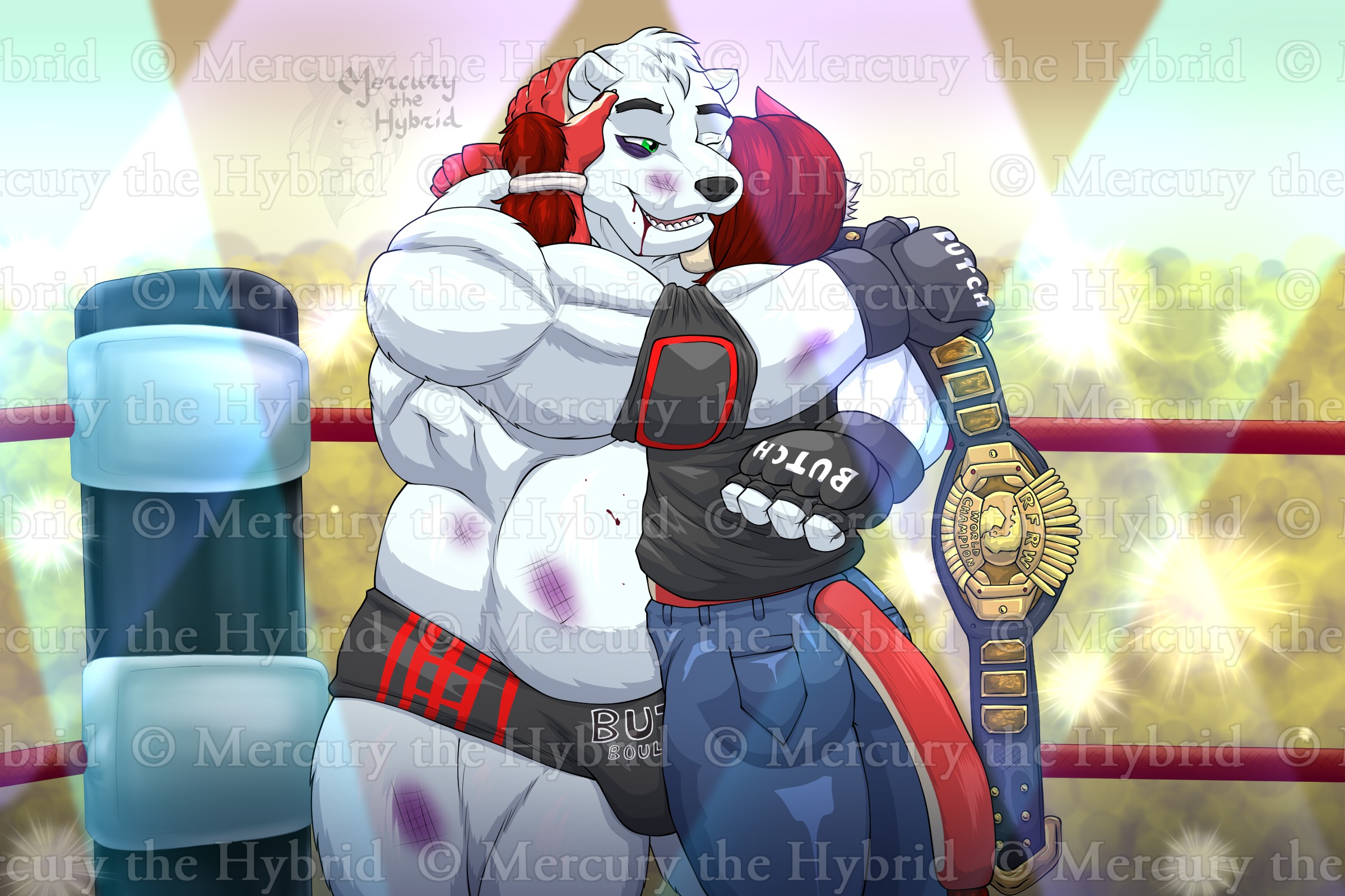 Butch Boulder Championship Win - By @mercury_the_hybrid on Itaku