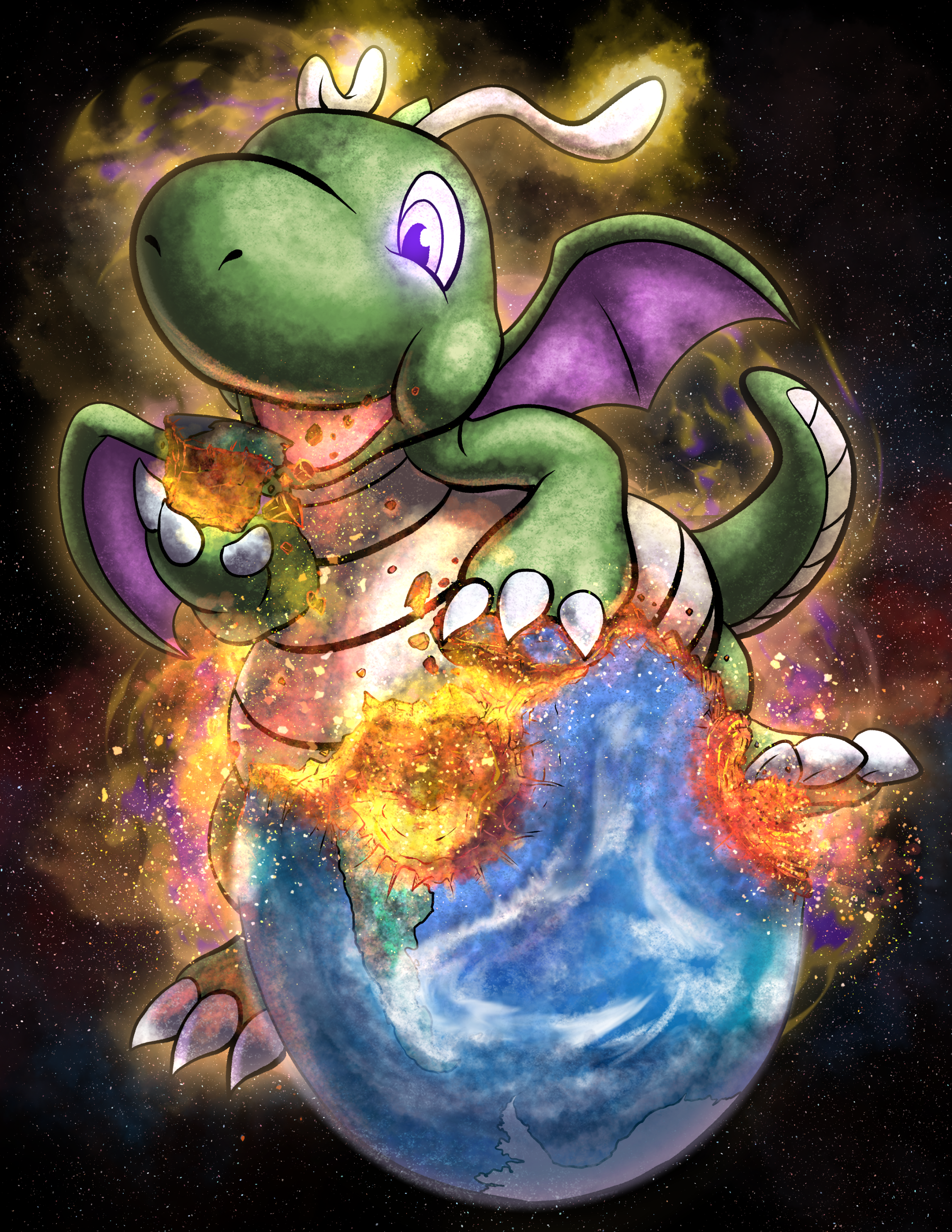 The Emperor's Throne: Shiny Dragonite - By @tyrnn on Itaku
