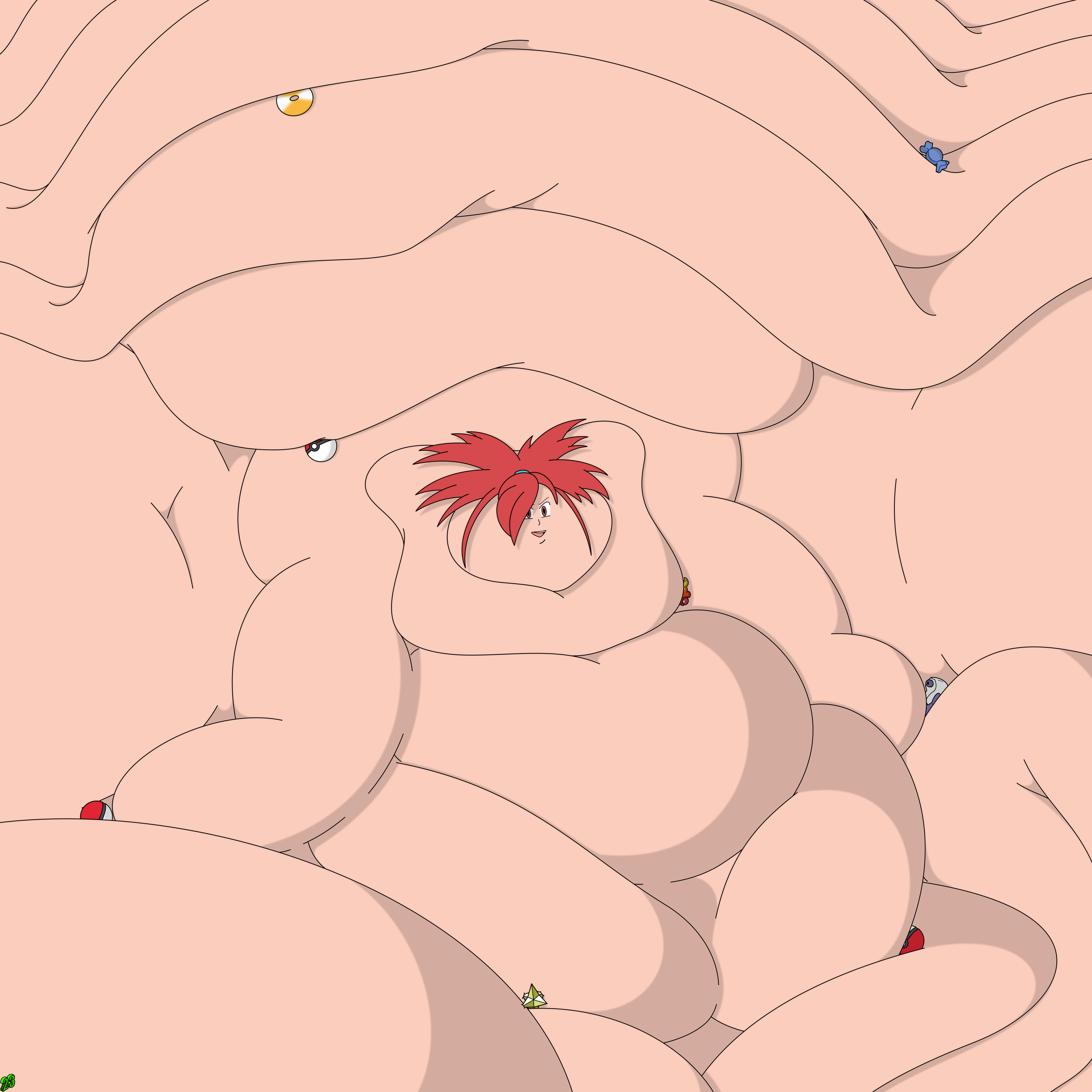 Fat Face Flannery - By @23whiskers1 on Itaku