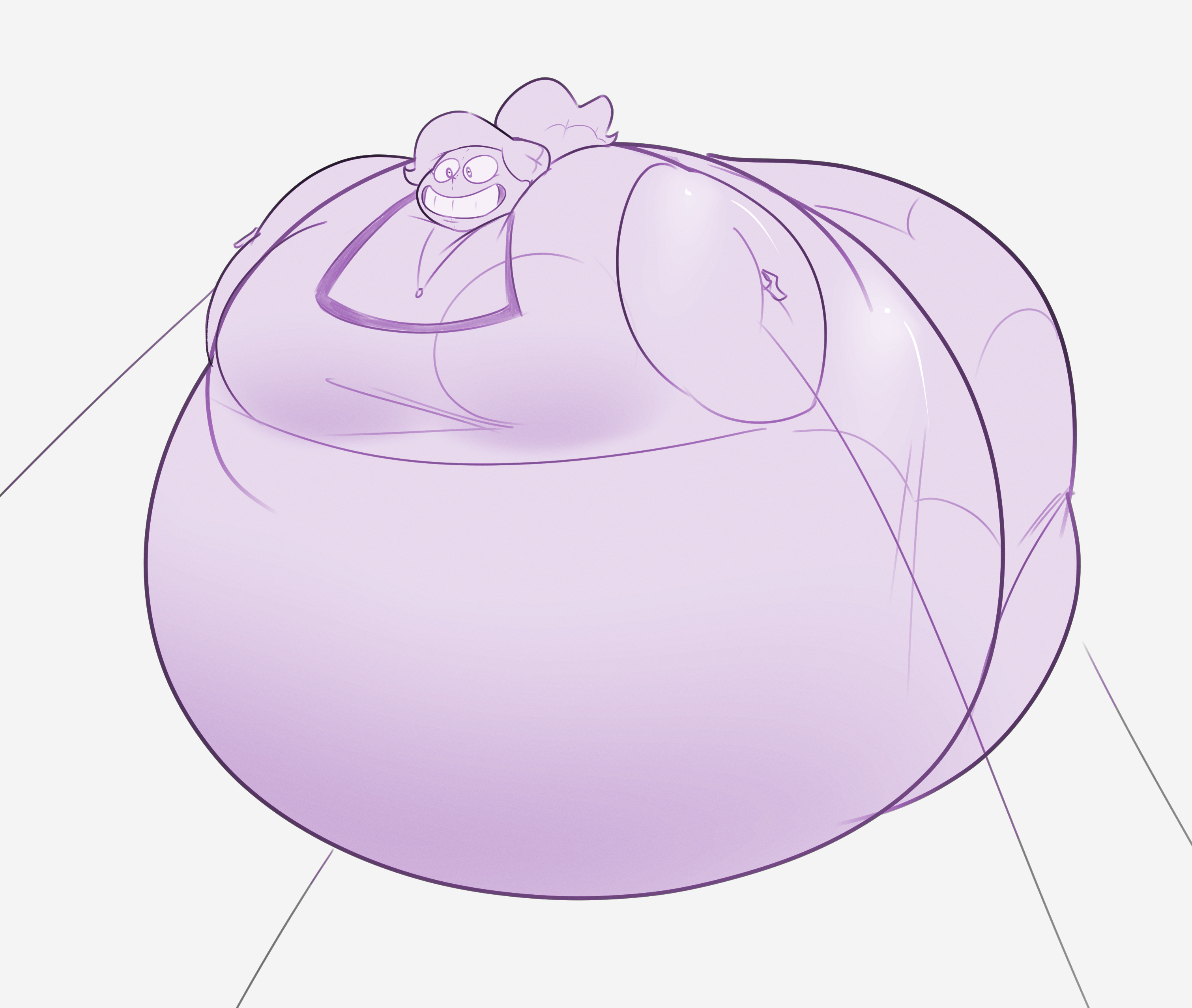 Hilda blimp - By @theneverwere on Itaku