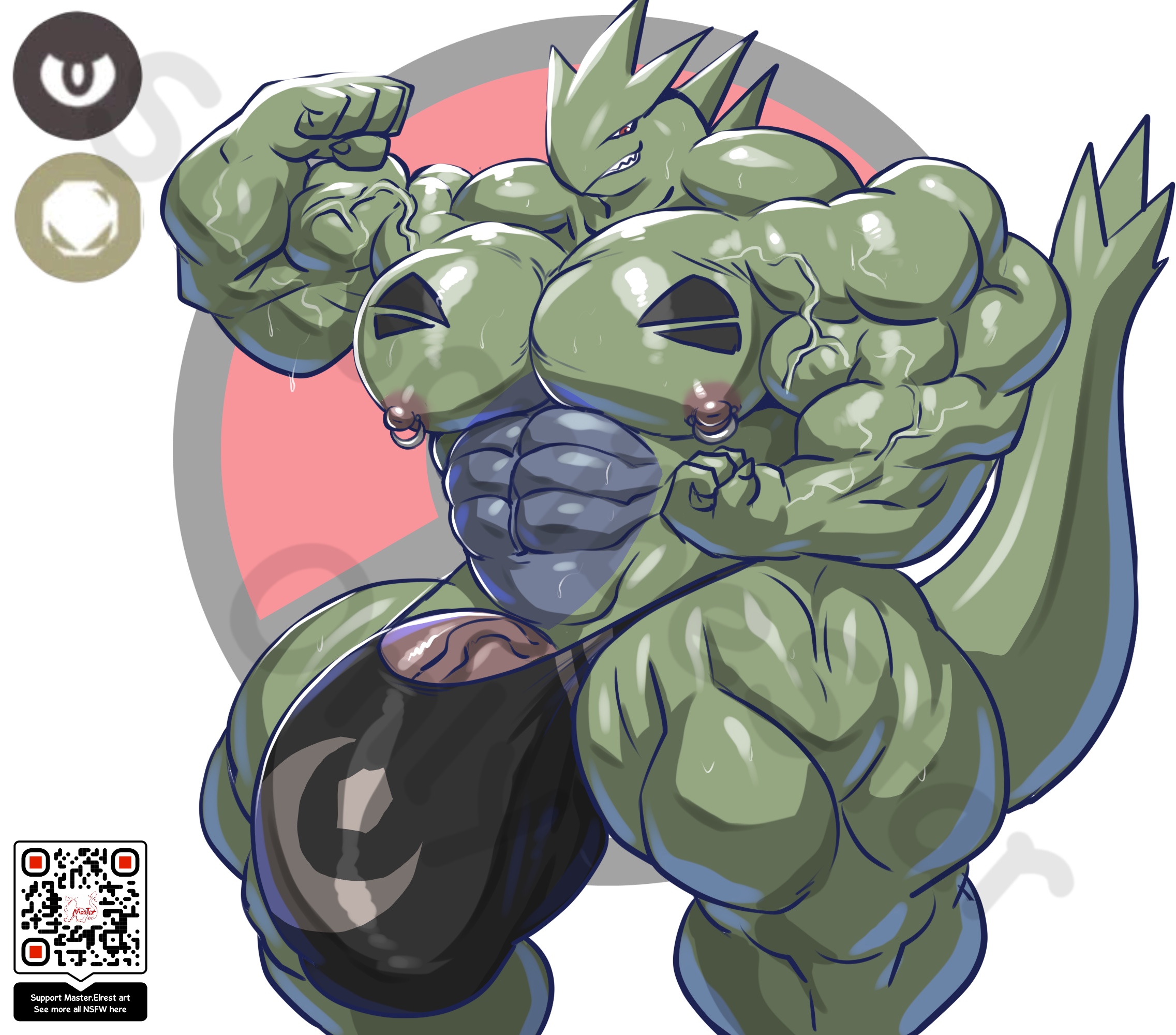Rule 34 - 5 fingers abs anthro areola biceps big bulge big muscles biped bulge countershade ...