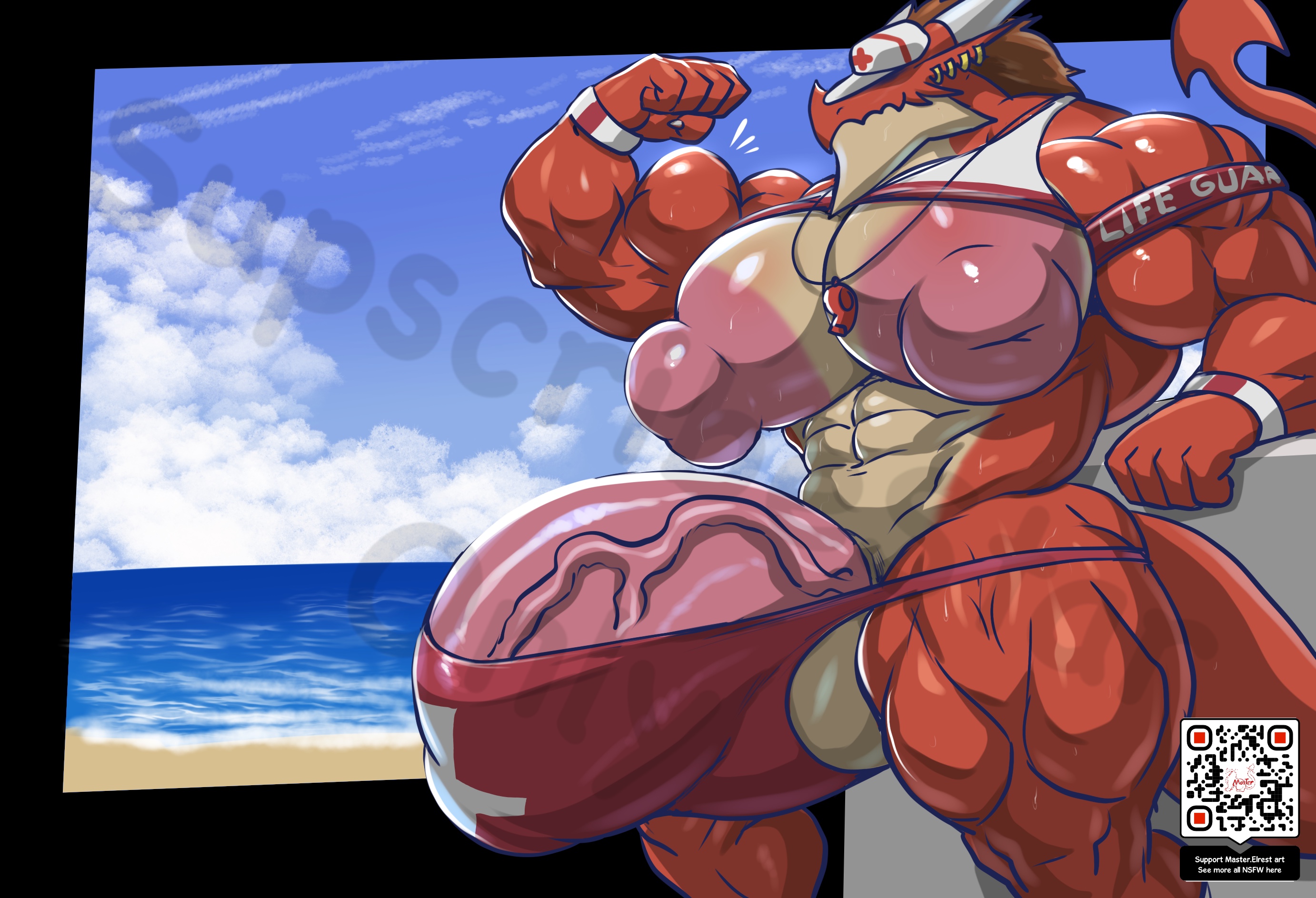 Rule 34 5 Fingers Abs Anthro Areola Balls Beach Biceps Big Muscles 0620